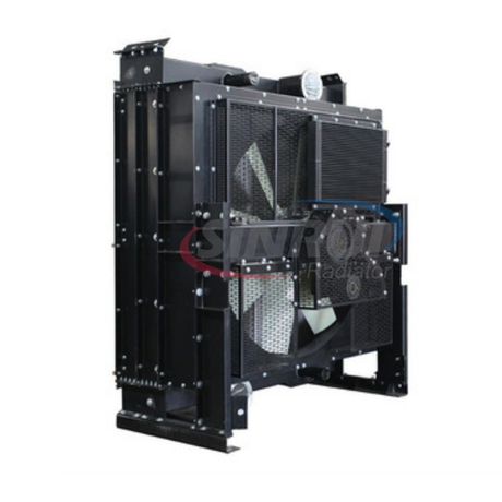 Generator Radiator for Perkins 4006-23TAG3A Diesel Engine